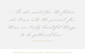 Slight Script Font – Up Up Creative