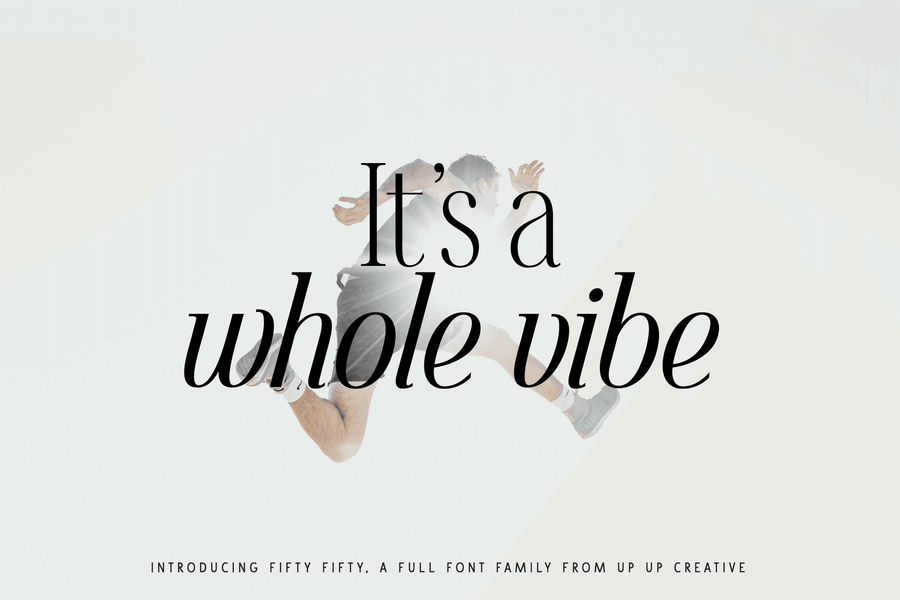 Fifty Fifty Serif Font Family with Italics – Up Up Creative