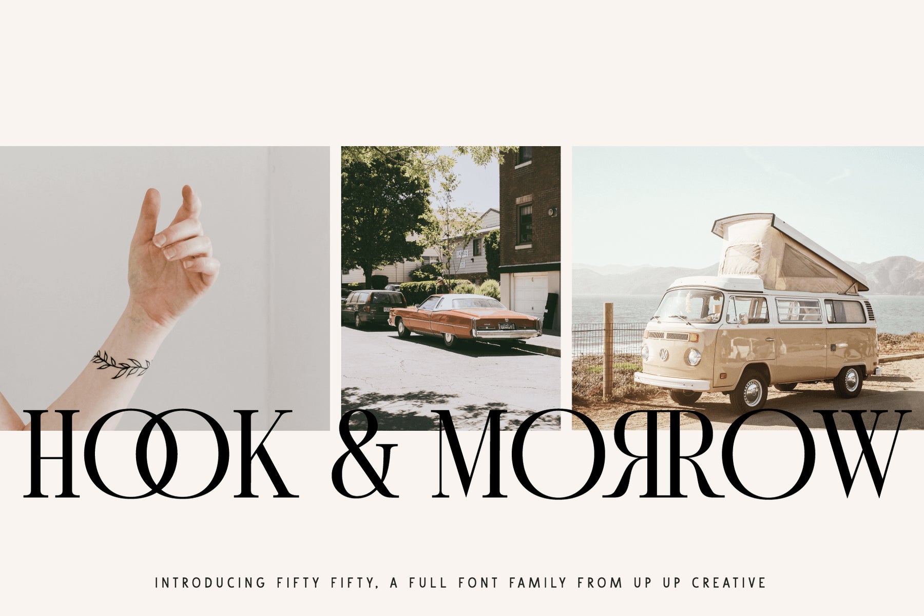 Fifty Fifty Serif Font Family with Italics - Up Up Creative