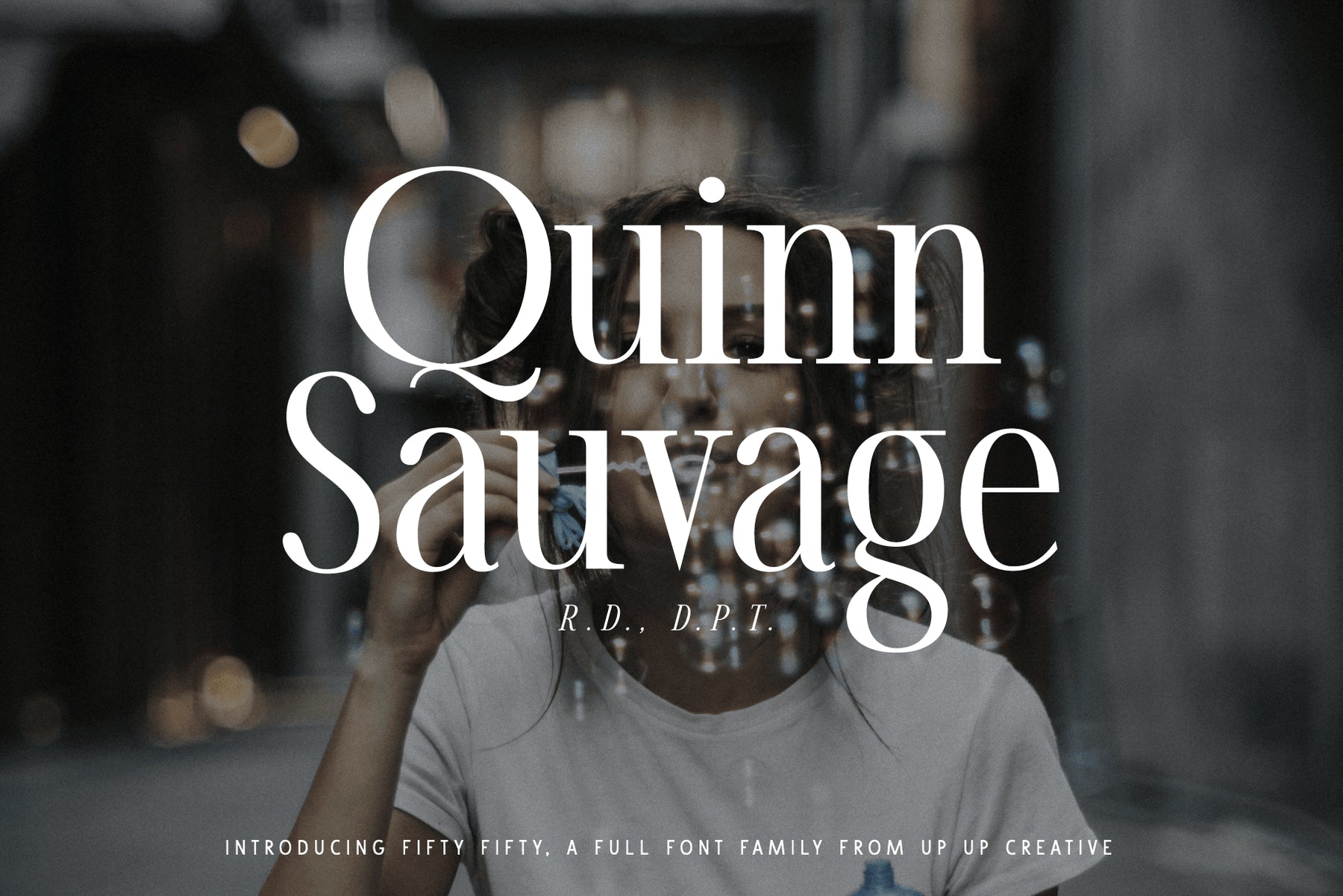 Fifty Fifty Serif Font Family with Italics - Up Up Creative