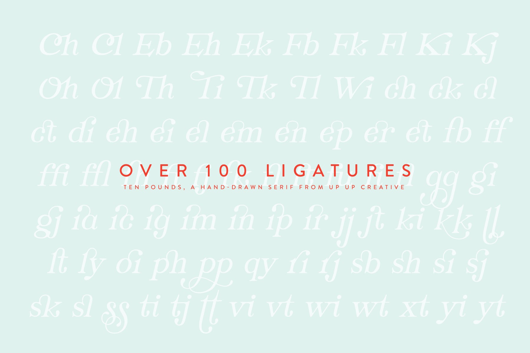 Ten Pounds, a Hand-Drawn Serif Font – Up Up Creative