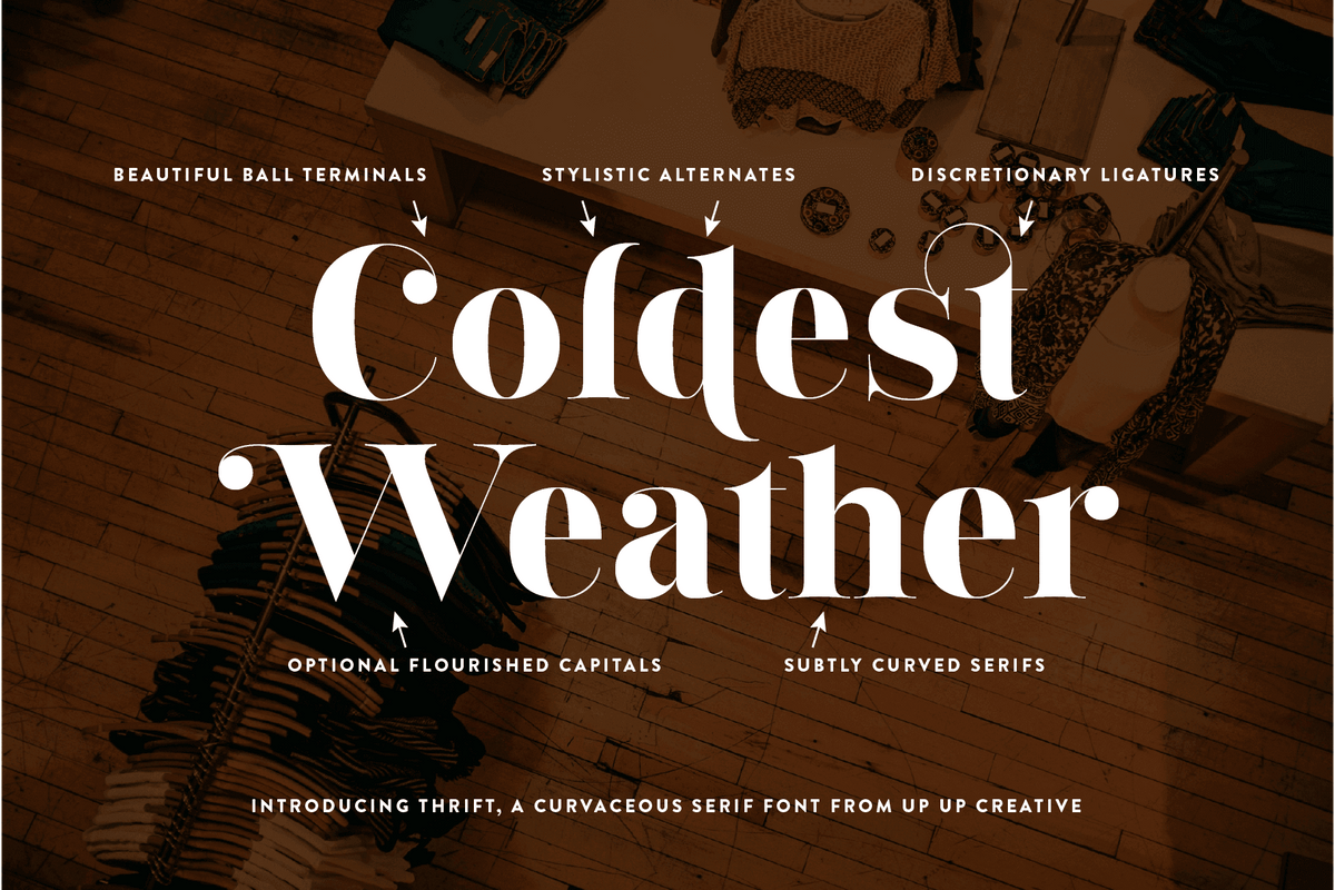 Thrift Serif Font Family – Up Up Creative