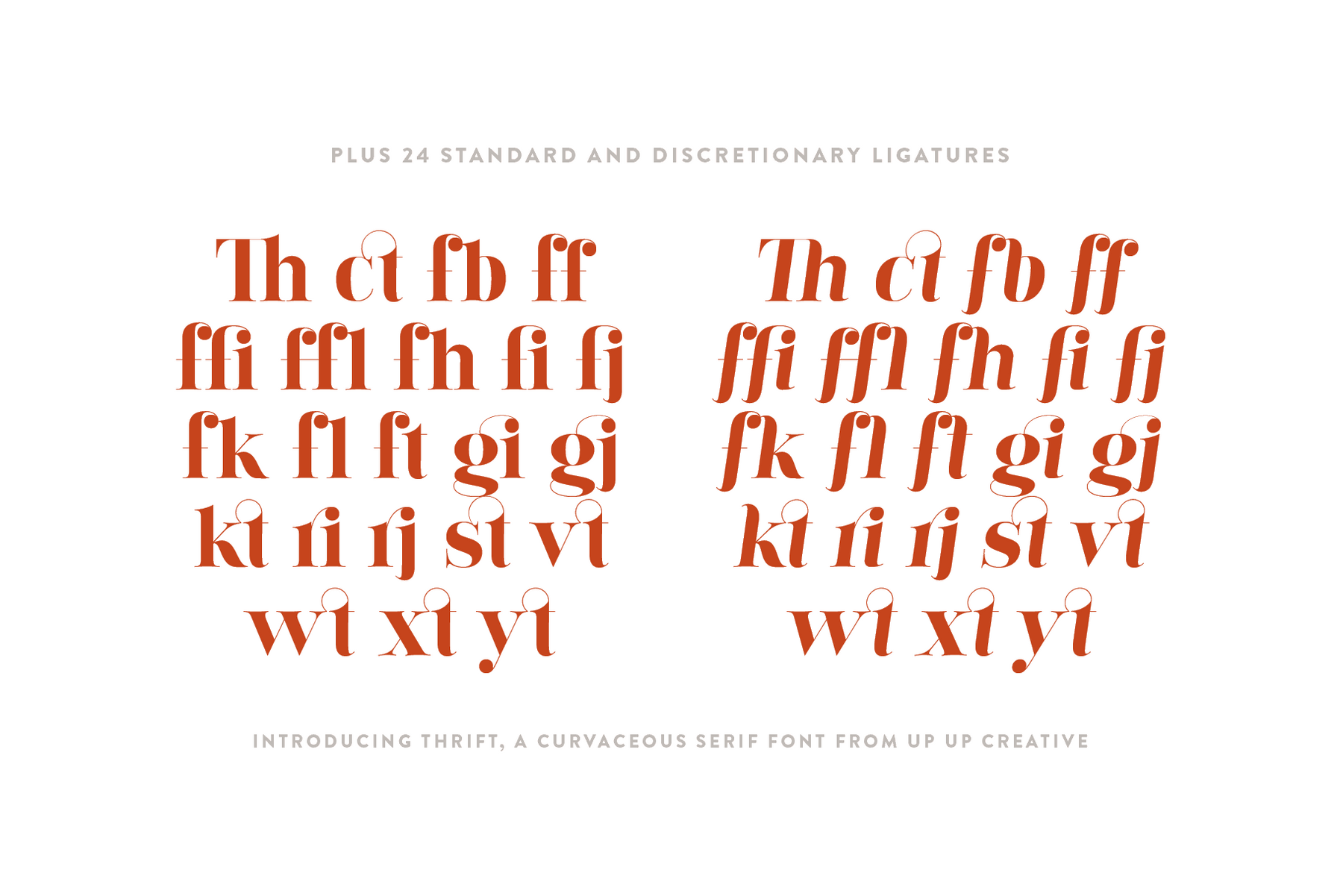 Thrift Serif Font Family - Serif Font - Up Up Creative