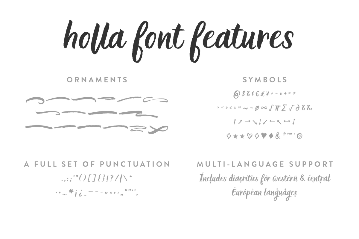 Holla Script Font – Up Up Creative