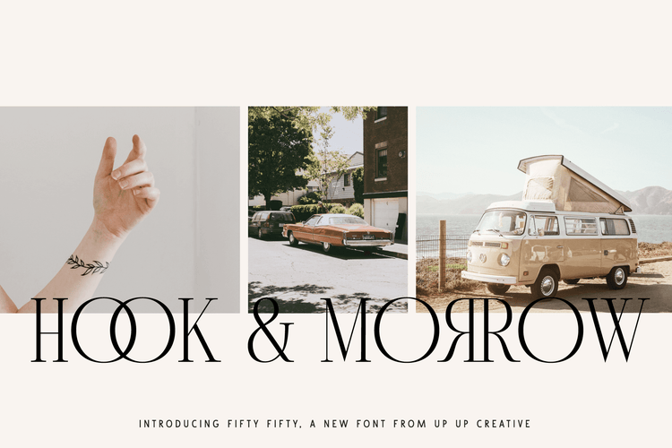 Fifty Fifty Serif Font with Italics – Up Up Creative