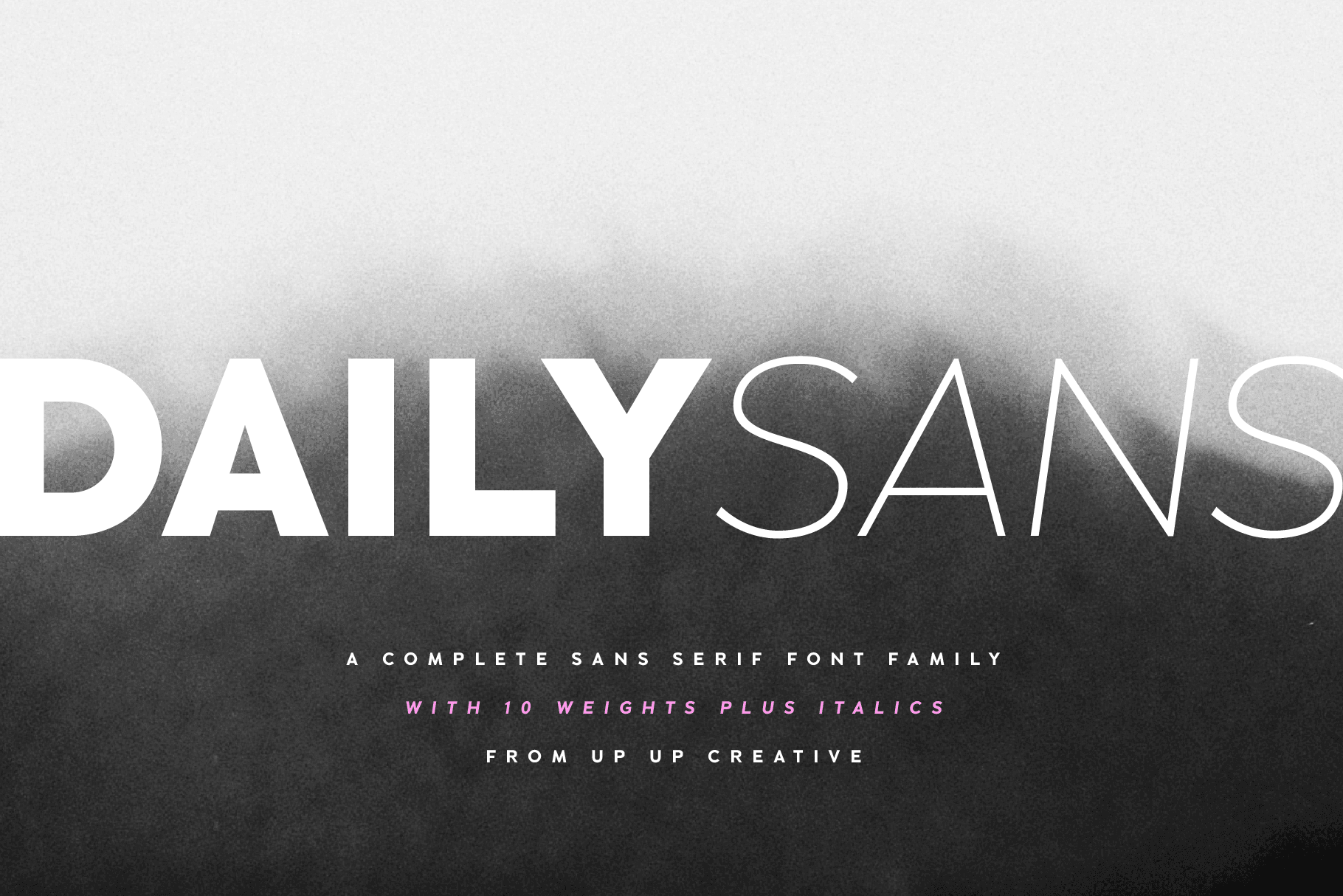 Daily Sans Complete Sans Serif Font Family - Up Up Creative